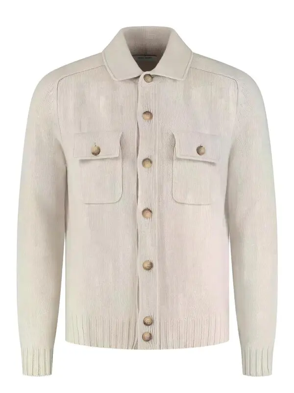 GRAN SASSO Buttoned Wool Jacket - Neutrals