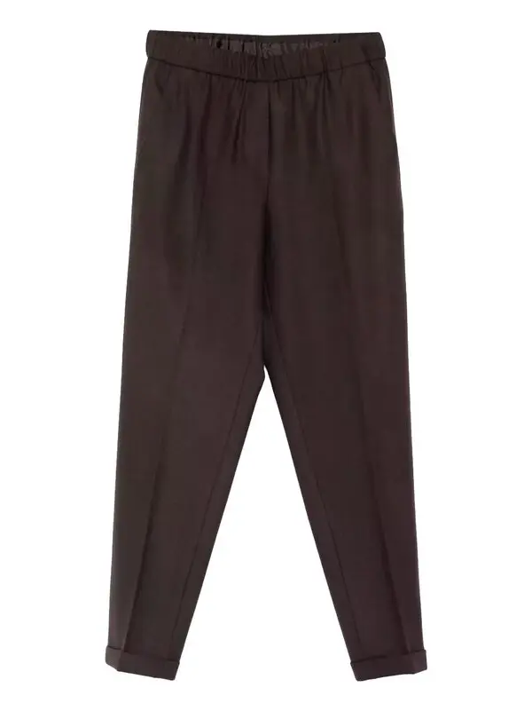 Antonelli Firenze Rosalba Elasticated Trousers - Brown