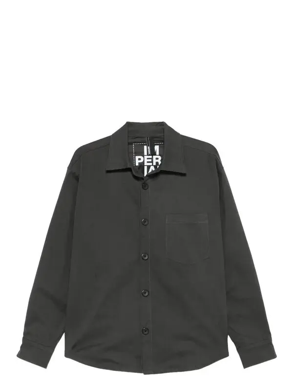 Imperial Pocket Buttoned Shirt - Grey