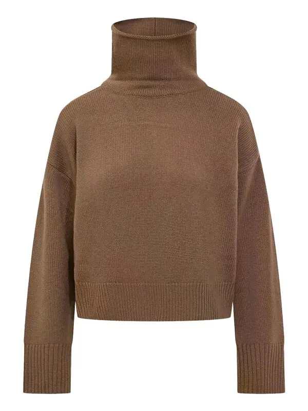 Loulou De Saison Stintino Turtleneck Sweater - Brown