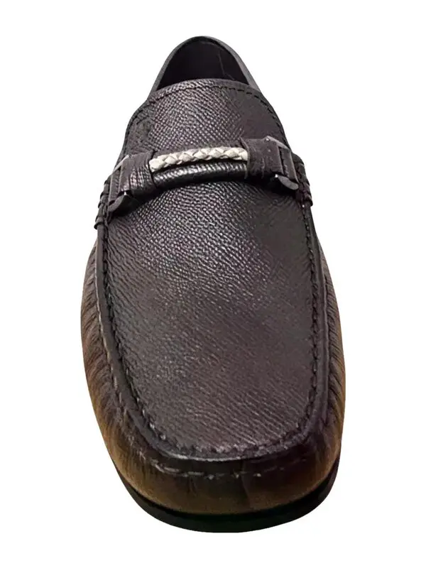 TOD'S City Gommino Textured Loafers - Brown