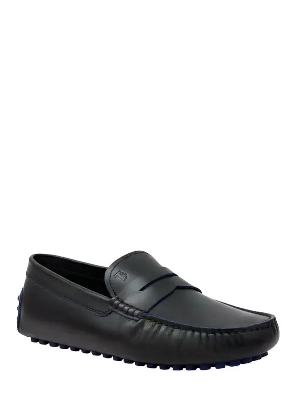 TOD'S Gommino Penny Loafers - Black