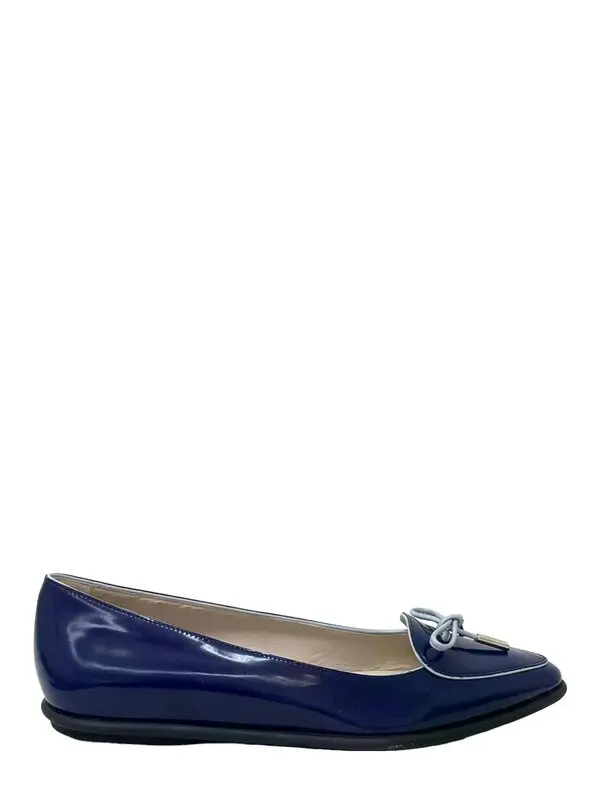 TOD'S Tie Ballerina Flats - Blue