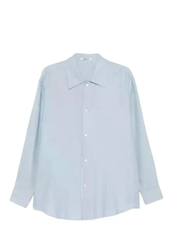 Auralee Buttoned Shirt - Blue