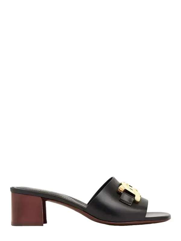 TOD'S 55mm Kate Leather Sandals - Black