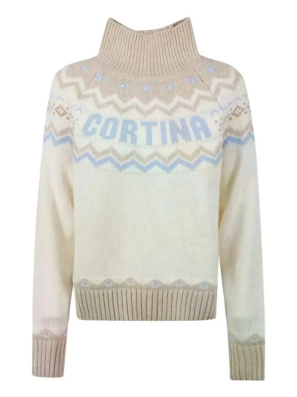 MC2 SAINT BARTH Patterned Sweater - Neutrals