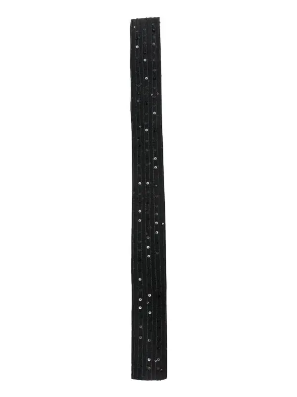 Antonelli Firenze Sequin-embellished Tie - Black