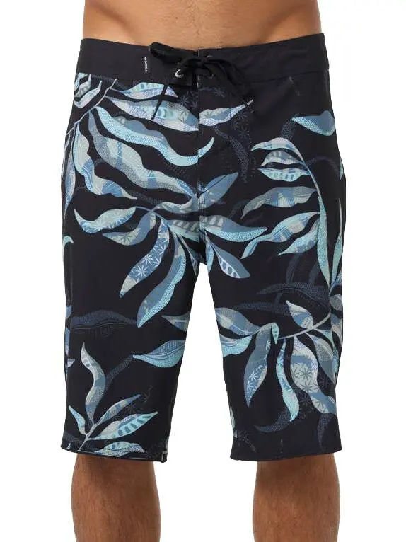 O'Neill Hyperfreak Mysto Scallop Swim Trunks - Black