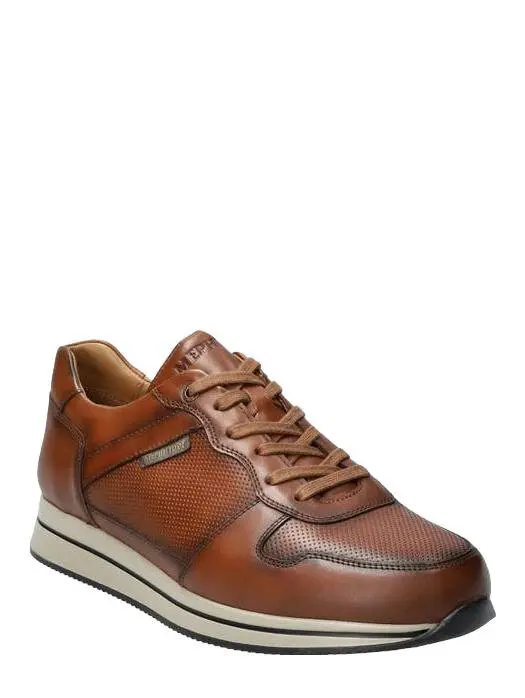 Mephisto Gerome Leather Sneakers - Hazelnut Ran