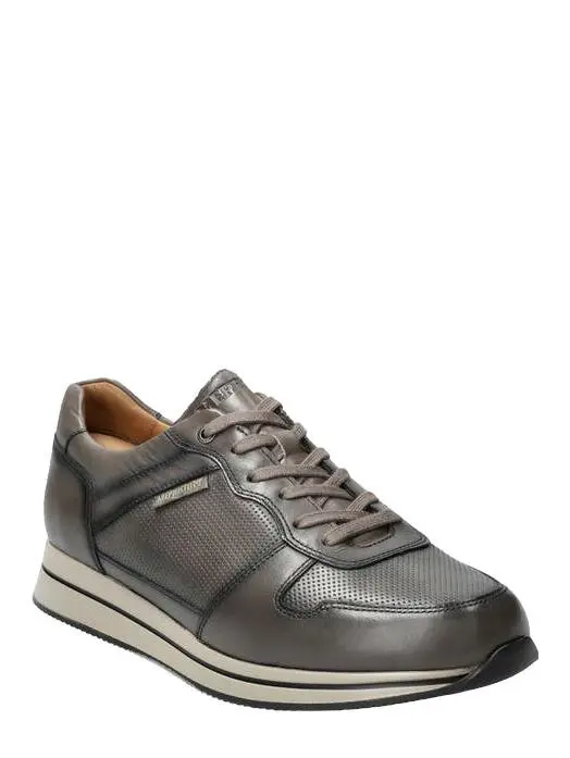 Mephisto Gerome Leather Sneakers - Lightgray Ran