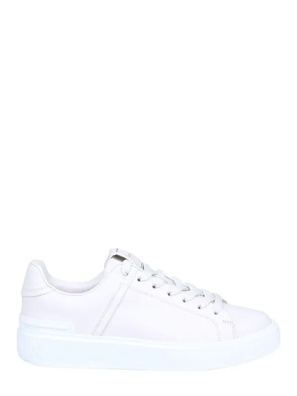 Balmain Calf Leather Sneakers - White