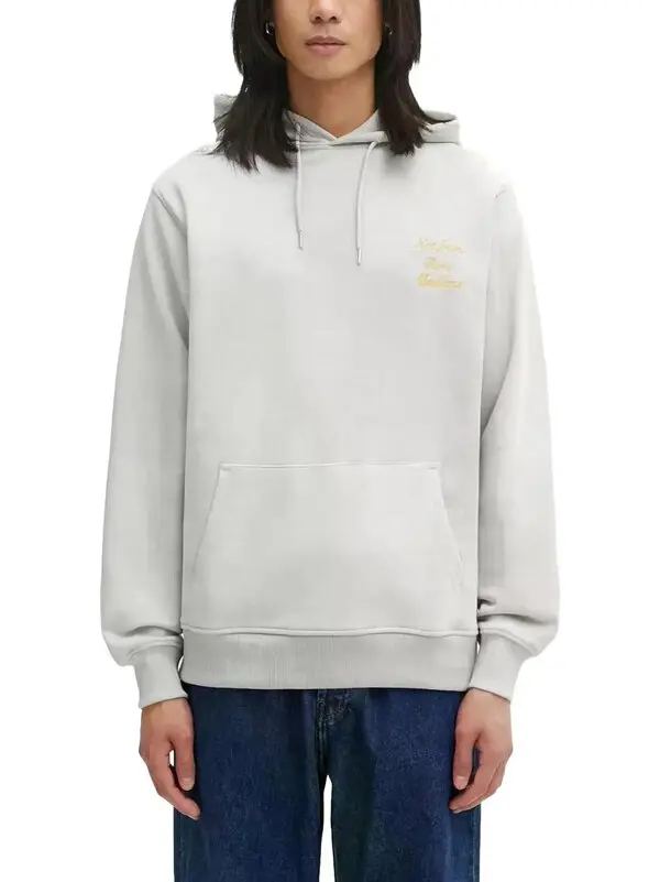 Drole De Monsieur Logo Hoodie - Grey