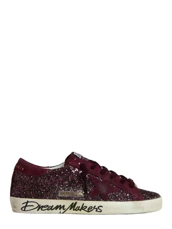 GOLDEN GOOSE Ltd Glitter Sneakers - Red