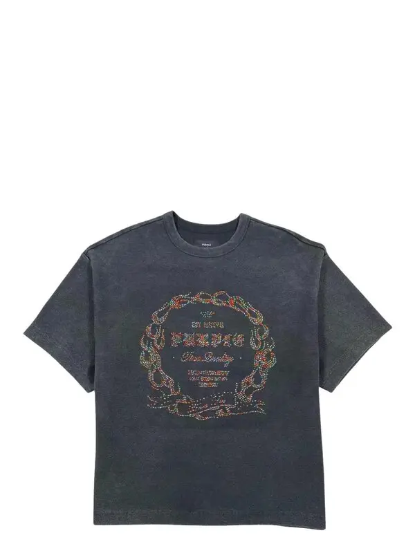 PURPLE BRAND Textured Jersey T-shirt - Grey
