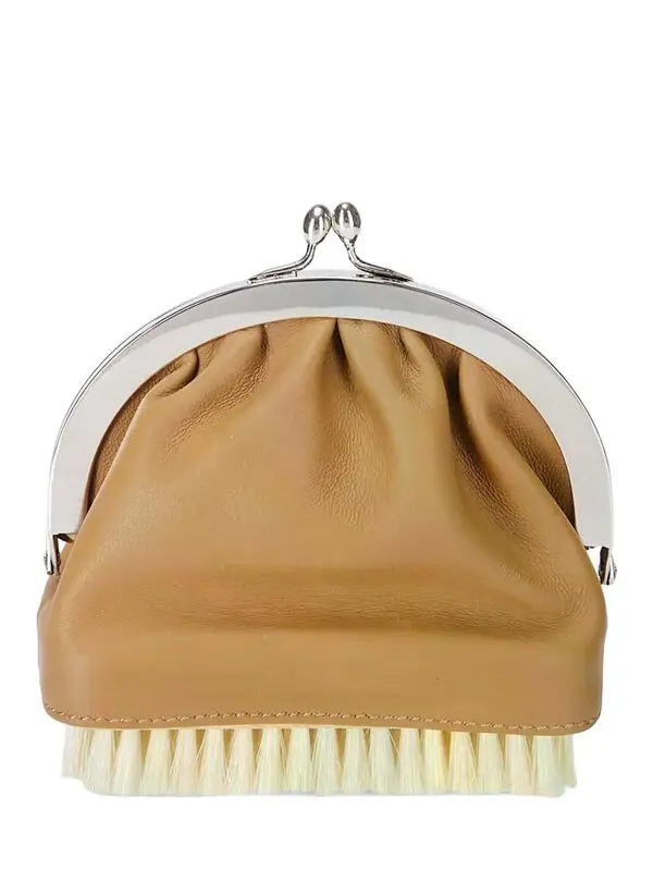 NICCOLO PASQUALETTI Brush Spazzola Wallet With Braided Strap - Neutrals