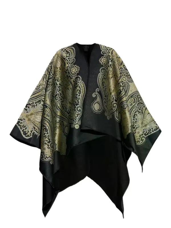 Etro Paisley-pattern Wool Jacket - Black