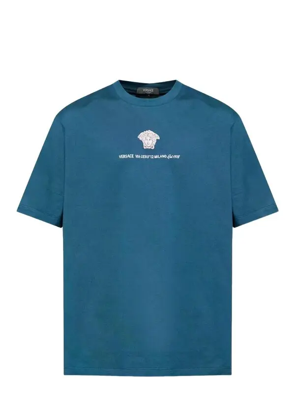 Versace Medusa Logo T-shirt - Blue