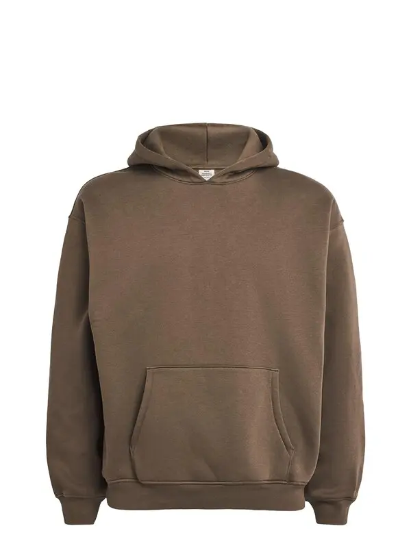 SKIMS Cotton-blend Fleece Lounge Hoodie - Brown