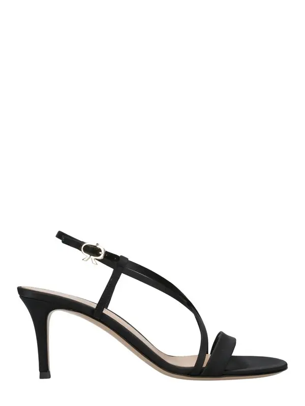 GIANVITO ROSSI Larisse 70 Heeled Sandals - Black