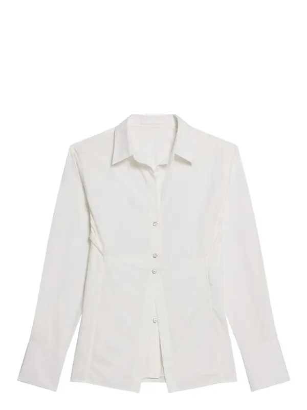 Helmut Lang Long-sleeve Apron Shirt - White - 10