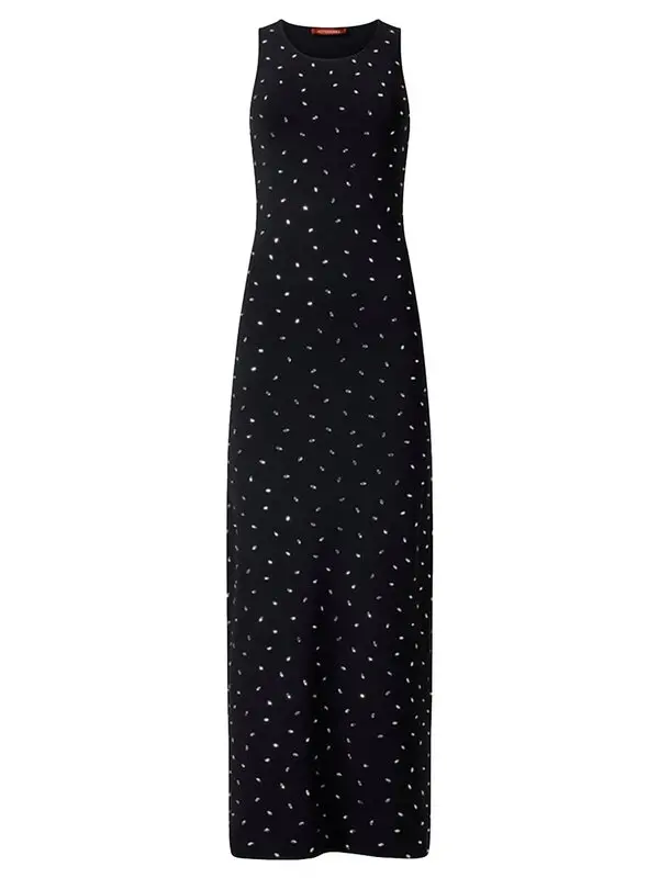 Altuzarra Geordie Embellished Sleeveless Dress - Black
