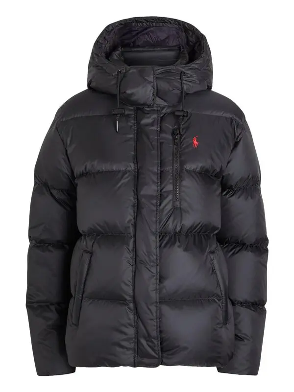 Ralph Lauren Padded Hooded Nylon Jacket - Black