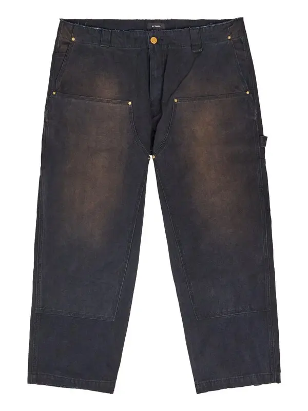 WILLY CHAVARRIA Workwear Toluca Relaxed Denim Jeans - Black