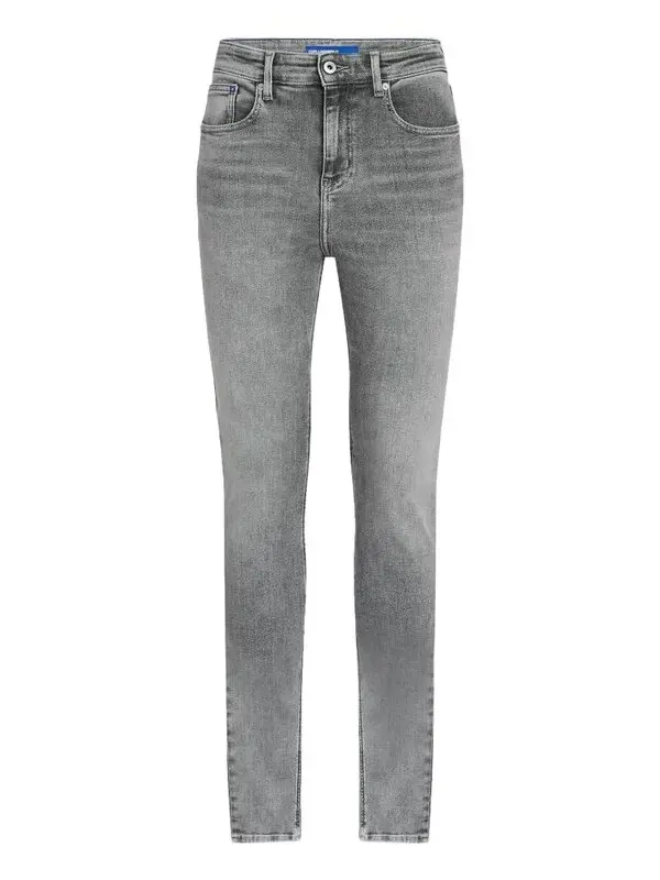 Karl Lagerfeld Button-fastening Skinny Jeans - Grey