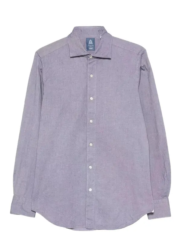 FINAMORE 1925 Buttoned Shirt - Blue