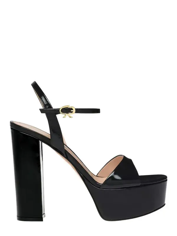 GIANVITO ROSSI 125mm Marlena Platform Heeled Sandals - Black