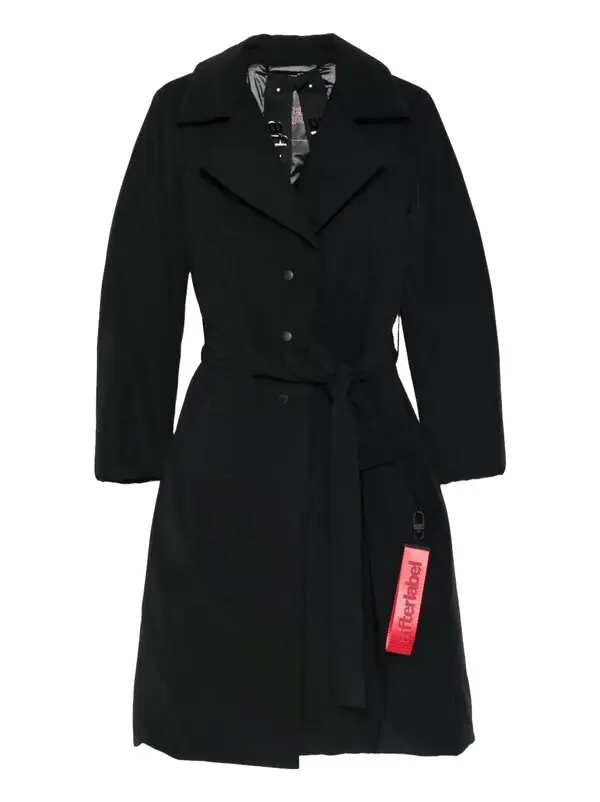 AFTER/LABEL Oklan Belted Coat - Black