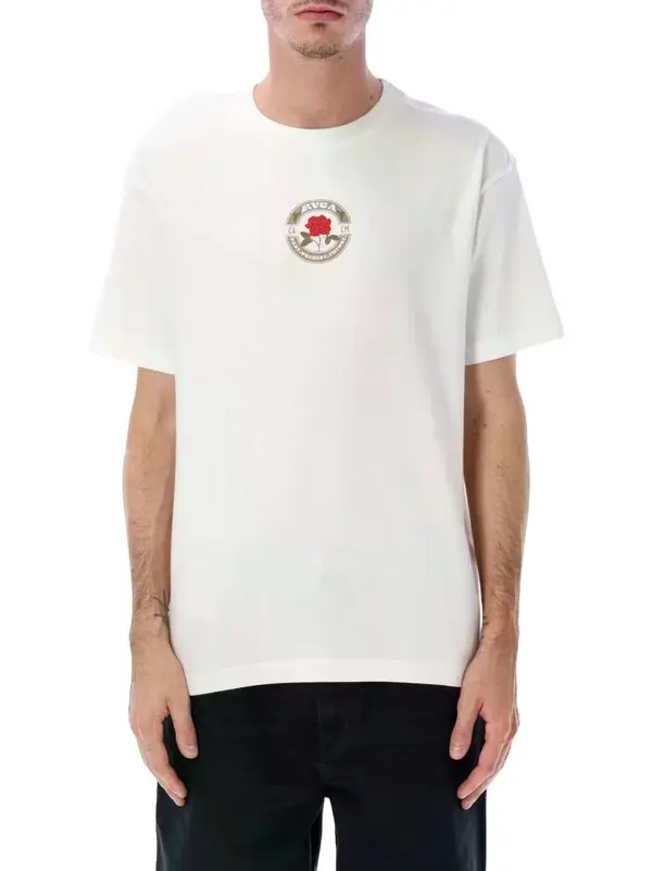 Rvca Rose-graphic T-shirt - White