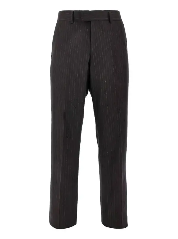 WAX LONDON Pinstripe Trousers - Grey