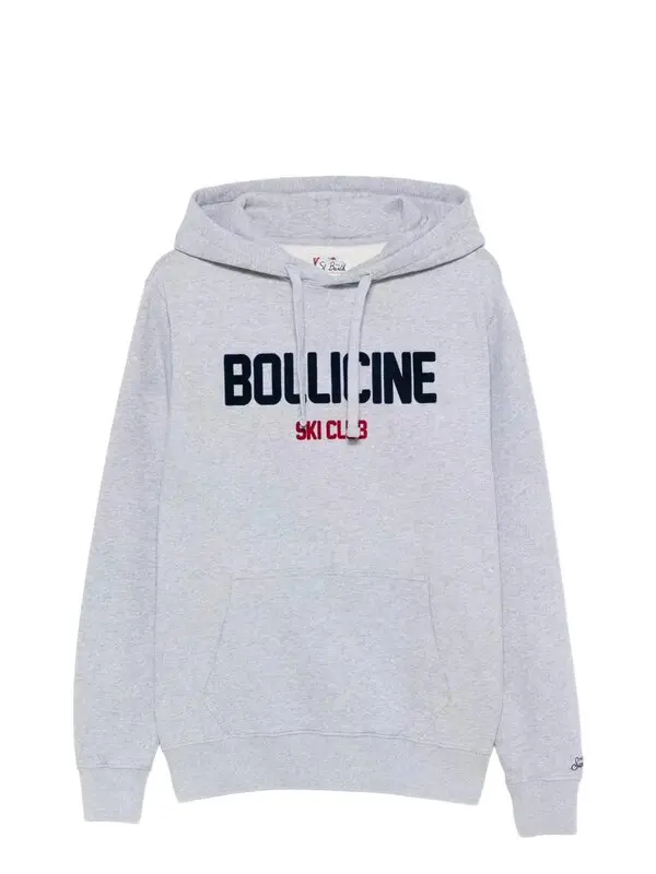 MC2 SAINT BARTH Graphic Print Hoodie - Grey