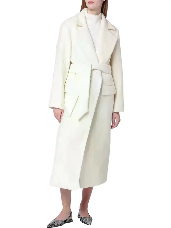 Almada Label Ivy Belted Coat - Neutrals