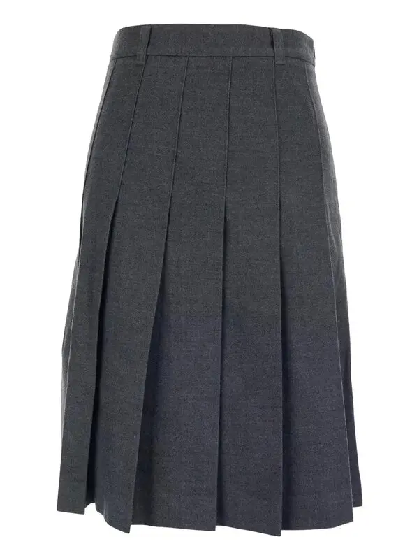 DUNST Pleated Skirt - Grey