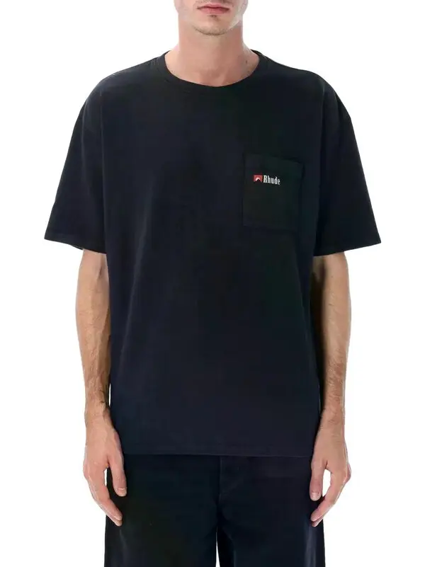 Rhude Chest-pocket Graphic T-shirt - Black