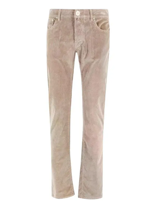 Jacob Cohen Corduroy Five-pocket Trousers - Neutrals