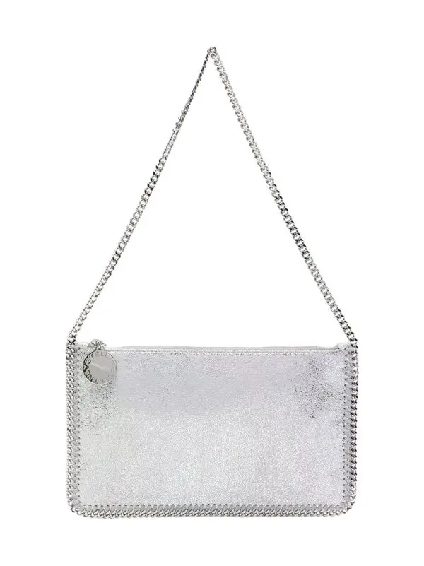 Stella McCartney Chain-trim Clutch - Grey
