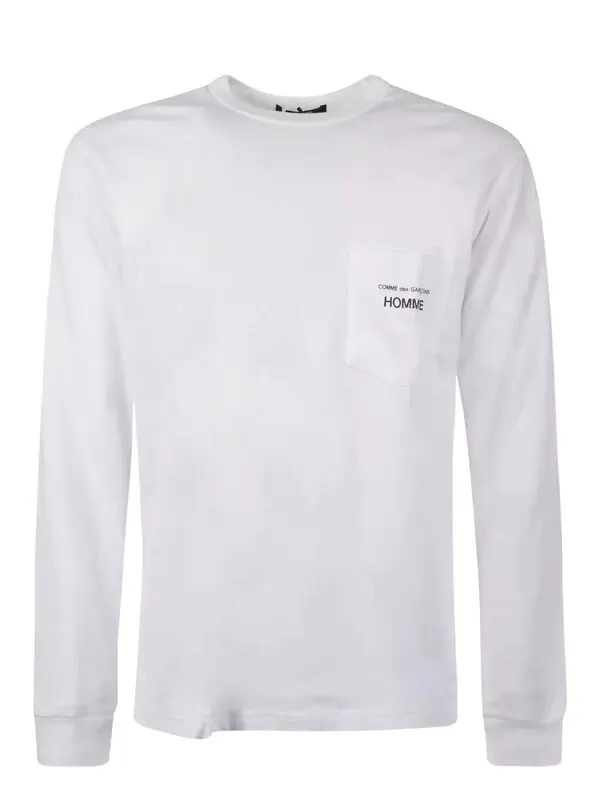 Comme Des Garçons Chest-pocket T-shirt - White