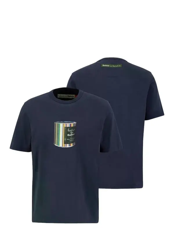 Paul Smith X Barbour Short-sleeve Graphic T-shirt - Blue