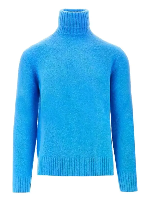 PIACENZA CASHMERE 1733 Roll-neck Sweater - Blue