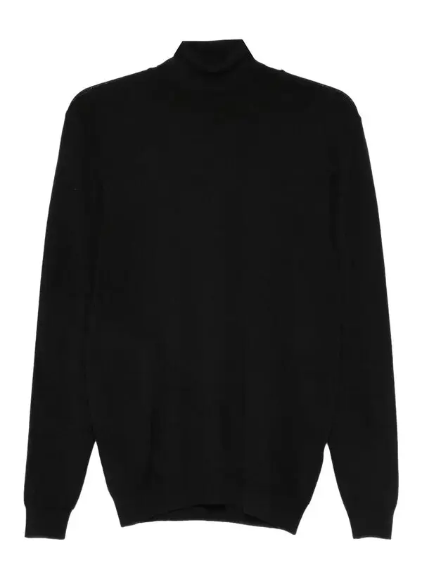 Imperial Roll-neck Sweatshirt - Black