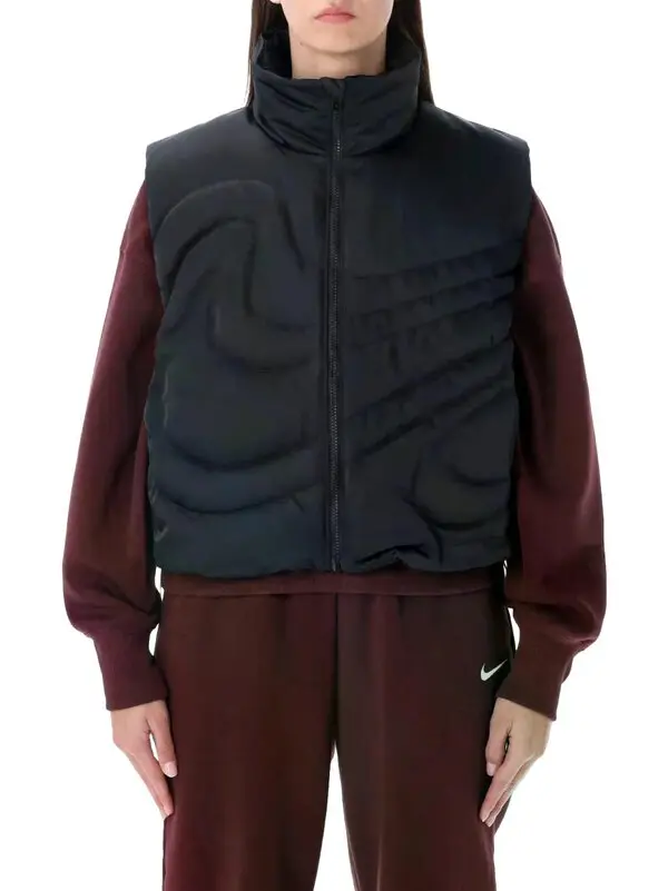 Nike Embossed Padded Gilet - Black