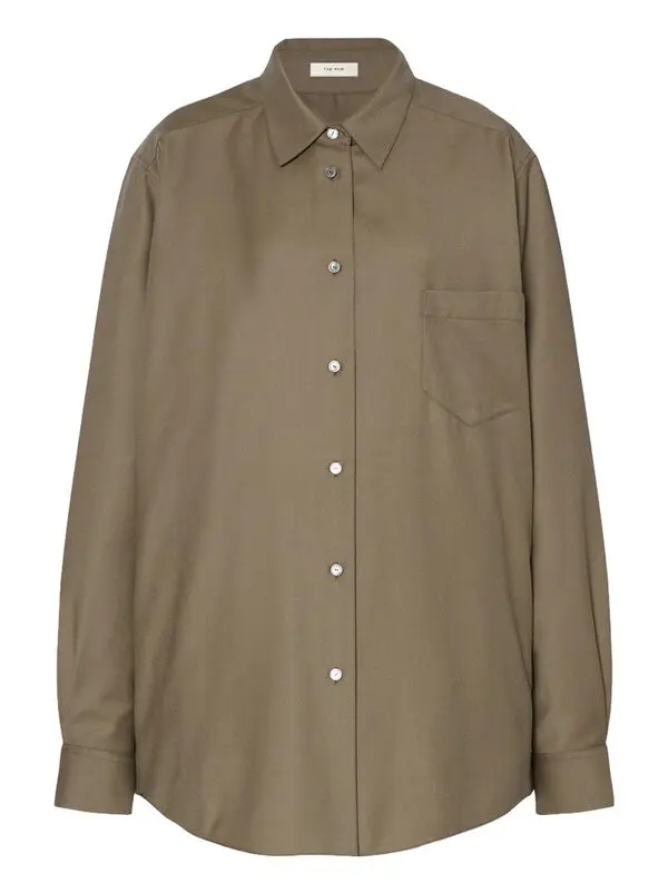 THE ROW Pino Shirt - Beige
