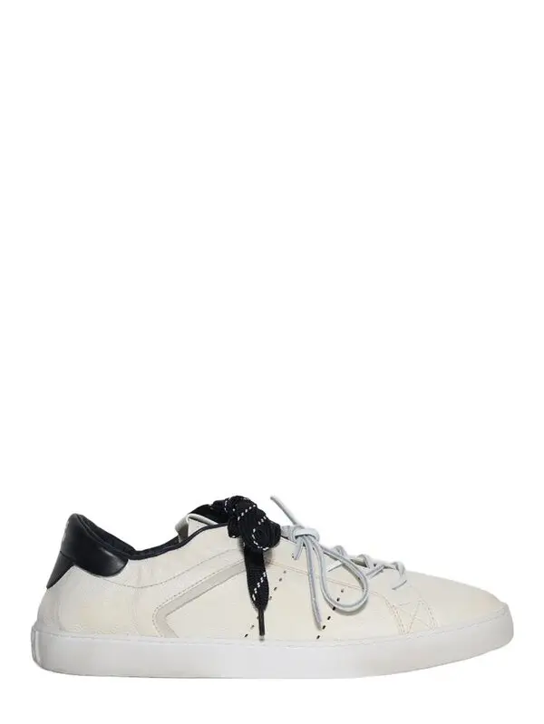 Miu Miu Deco Leather Sneakers - White