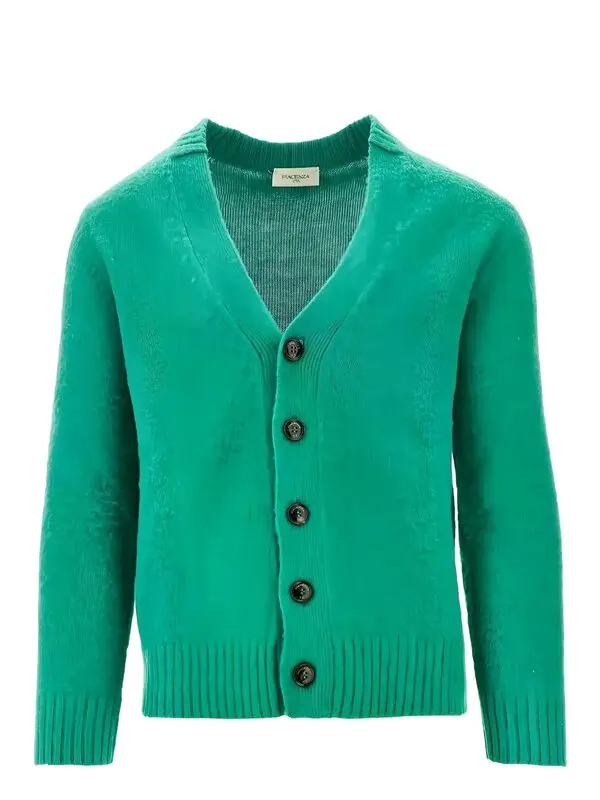 PIACENZA CASHMERE 1733 V-neck Cardigan - Green