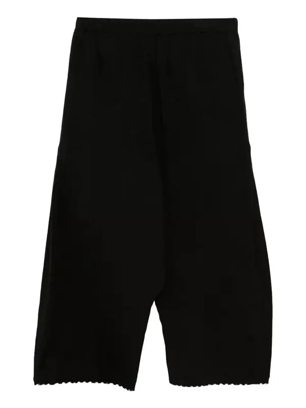 RUNDHOLZ Side-pleated Trousers - Black