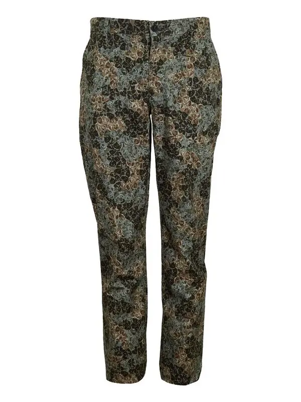 LORDS OF HARLECH Caspian Stretch Cotton Chino Pant - Rose Camo Olive