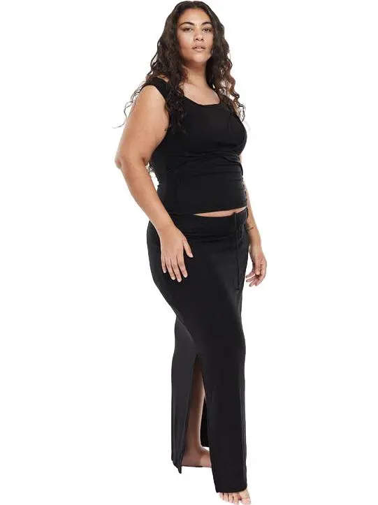 MOTHER OF ALL Ankle Length Skirt - Black